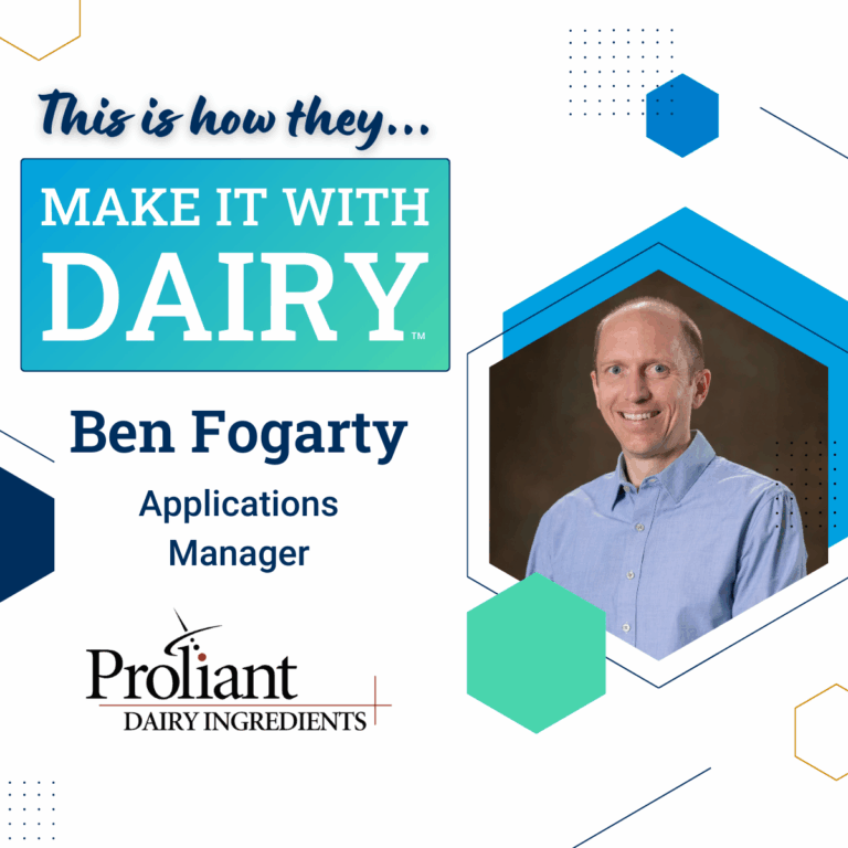 Meet Ben Fogarty from Proliant Dairy Ingredients and this is how they ...