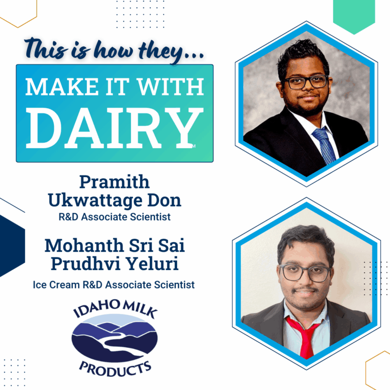 Meet Pramith and Mohanth from Idaho Milk Products, and this is how they ...
